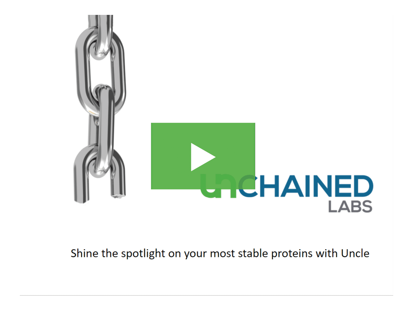 Shine the spotlight on your most stable proteins with Uncle - unchainedlabs